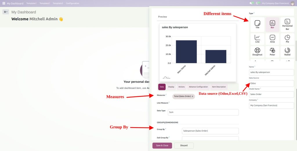 Create Dynamic Dashboards with Odoo Dashboard Ninja