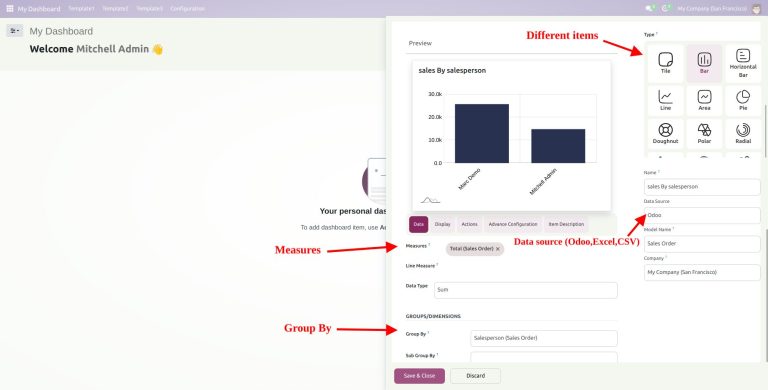 Create Dynamic Dashboards with Odoo Dashboard Ninja