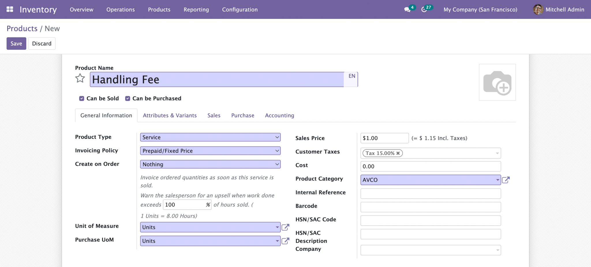 How to configure landed costs in Odoo for the shipping industry