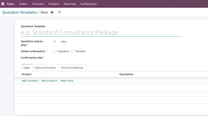 Odoo sales quotation template: A step-by-step guide