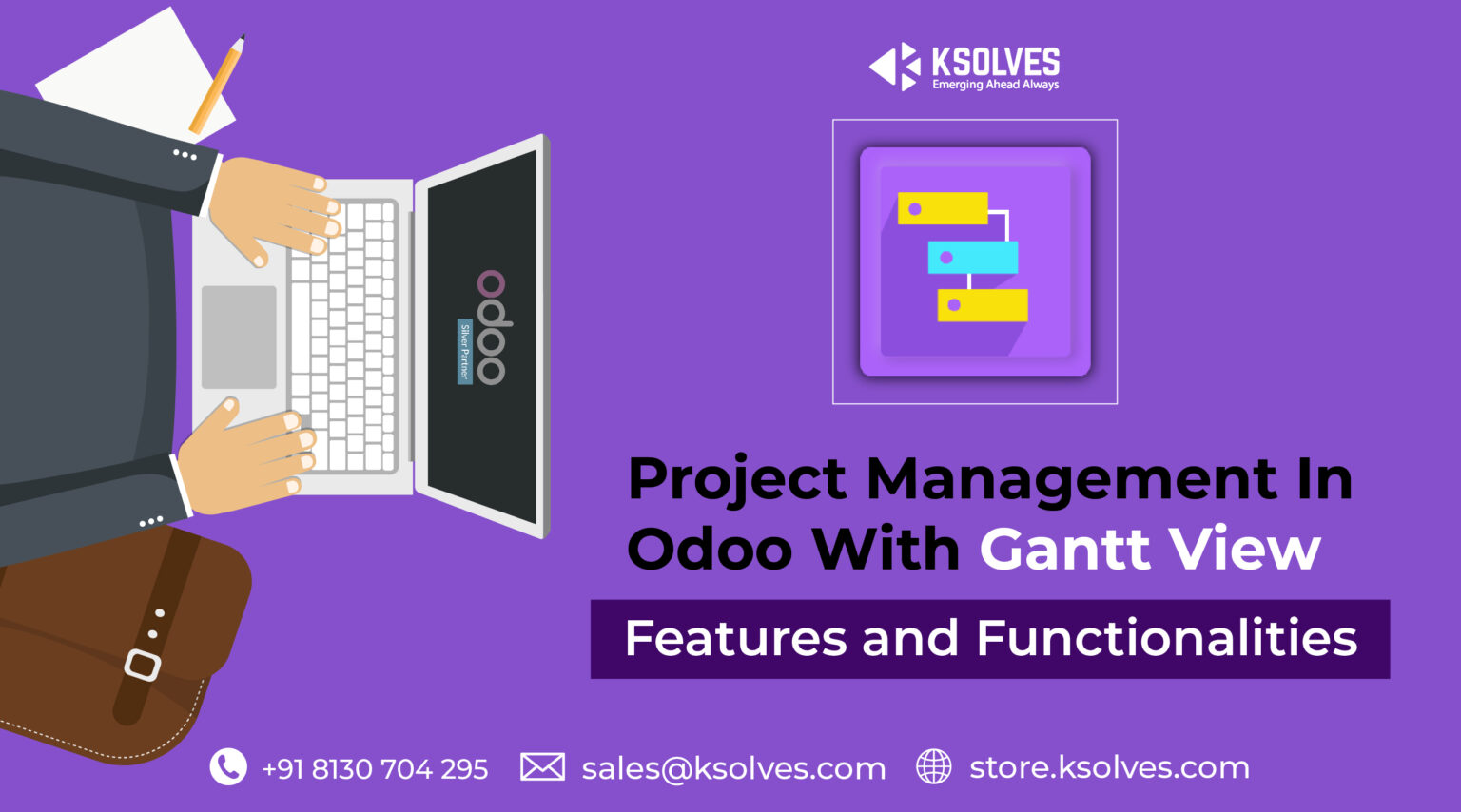 Project Management In Odoo With Gantt View: Features & Functionalities